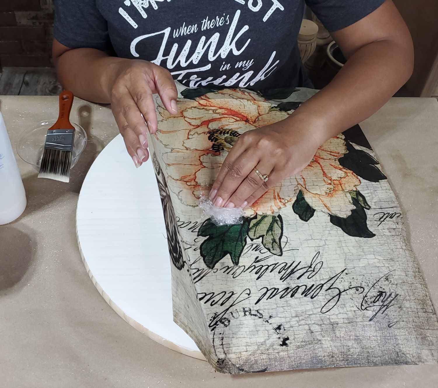Quick and Easy Decoupage Project – Roycycled Treasures