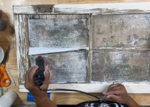 How to Upcycle a Window into Porch Decor – Roycycled Treasures