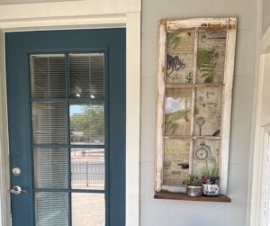 How to Upcycle a Window into Porch Decor – Roycycled Treasures